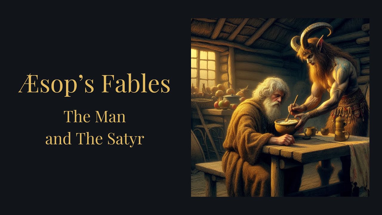 The Man and The Satyr from Æsop's Fables - YouTube