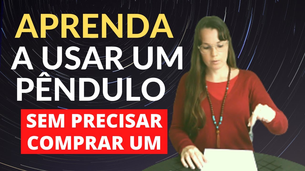 APRENDA A USAR O PÊNDULO, PROGRAMAR, COMO UTILIZAR, FÁCIL, SEM PRECISAR COMPRAR UM PÊNDULO - YouTube