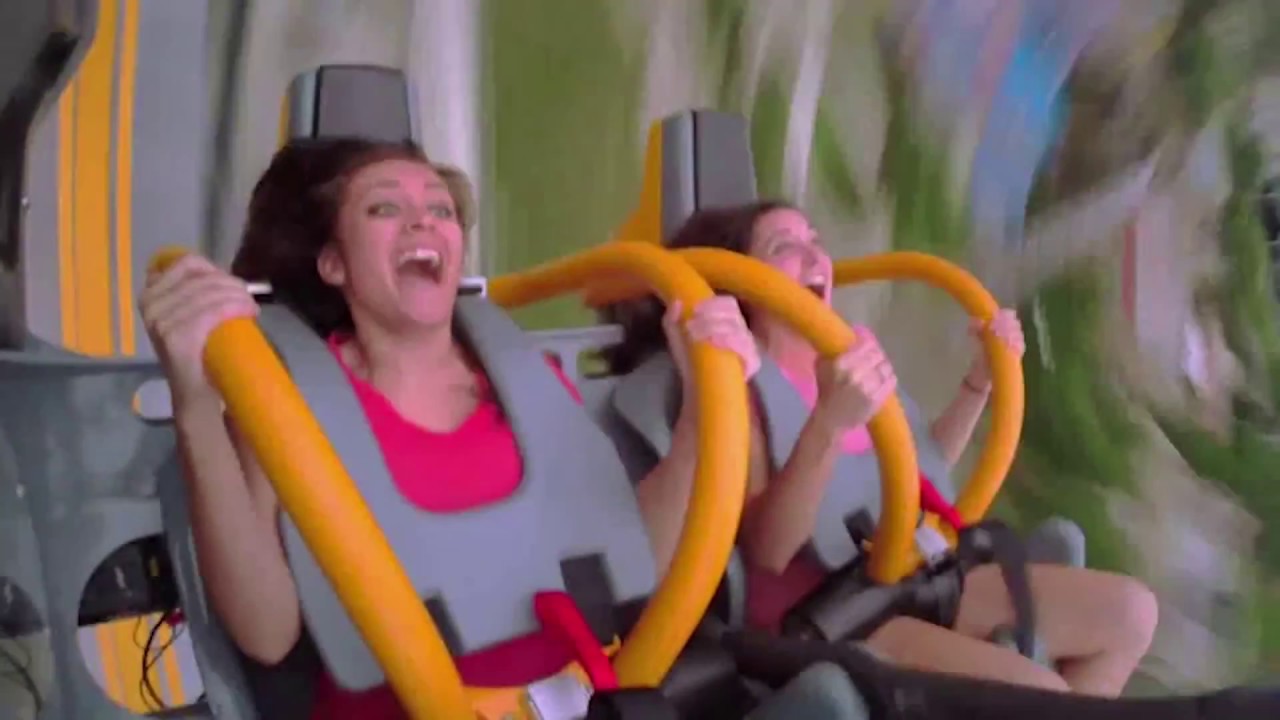 S&S 4D Free Spin coaster - YouTube