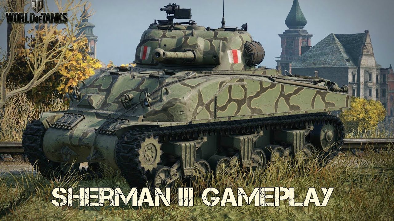 World of Tanks - Sherman III/Scorpion G - Gameplay(Crappy) - YouTube