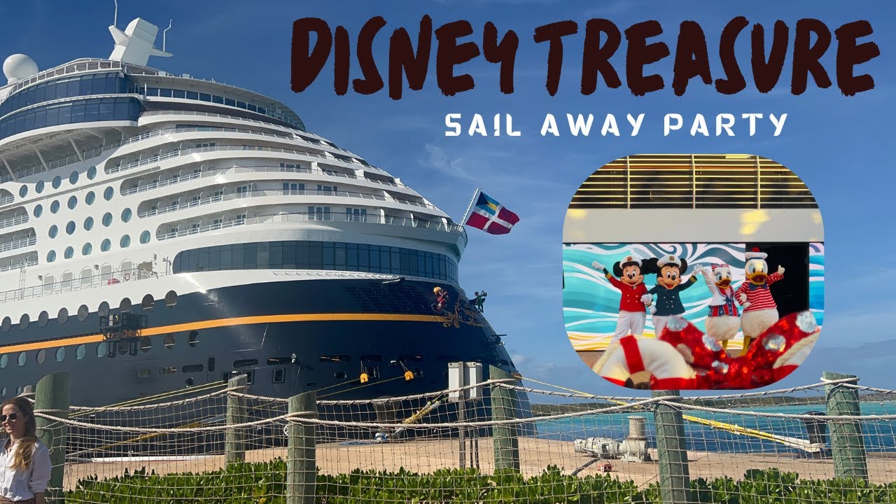 Disney Treasure Sail Away Party - Media Sailing - YouTube