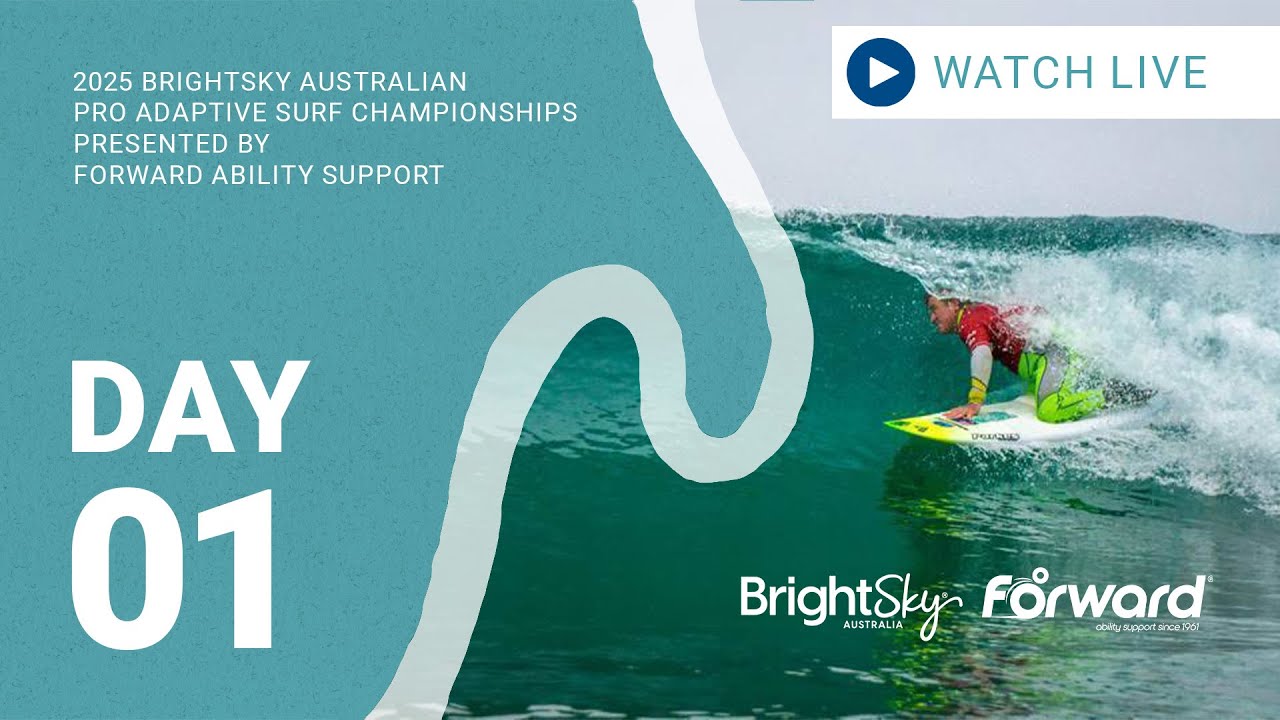 Day 1 | 2025 BrightSky Australian Pro Adaptive Surf Championships | Day 1 - YouTube