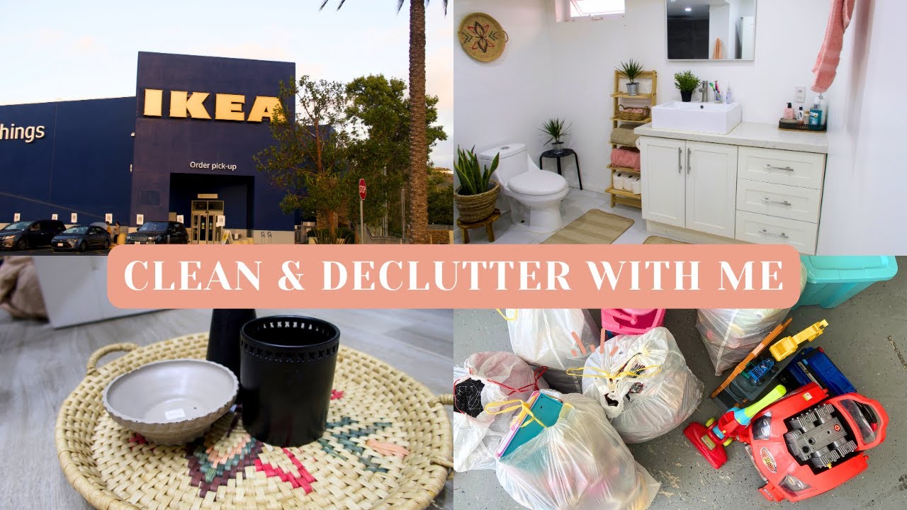 CLEAN + DECLUTTER WITH ME 🧼 - YouTube