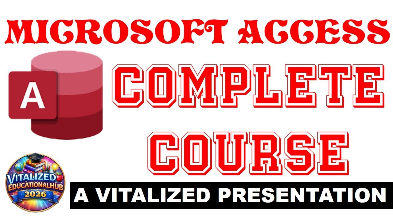 ms access complete course | All concepts about MS-Access software - YouTube