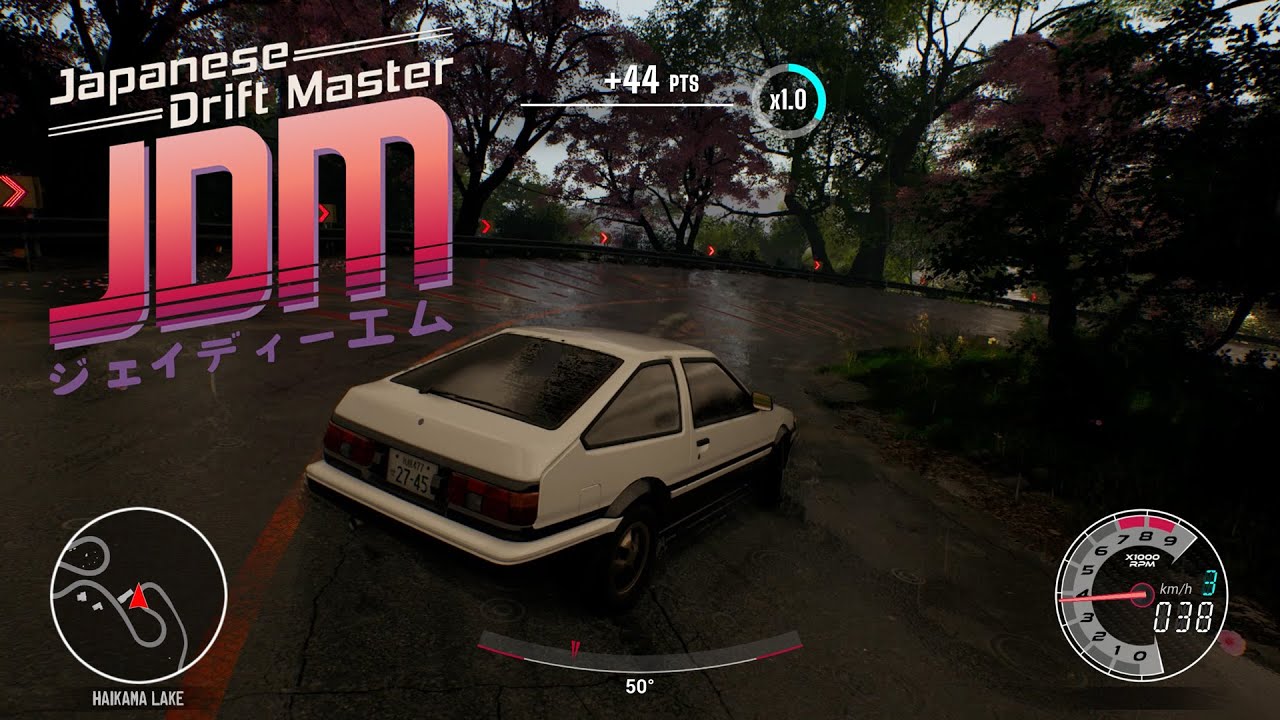 Japanese Drift Master JDM Racing around Haikama Lake on Toyota Trueno ...