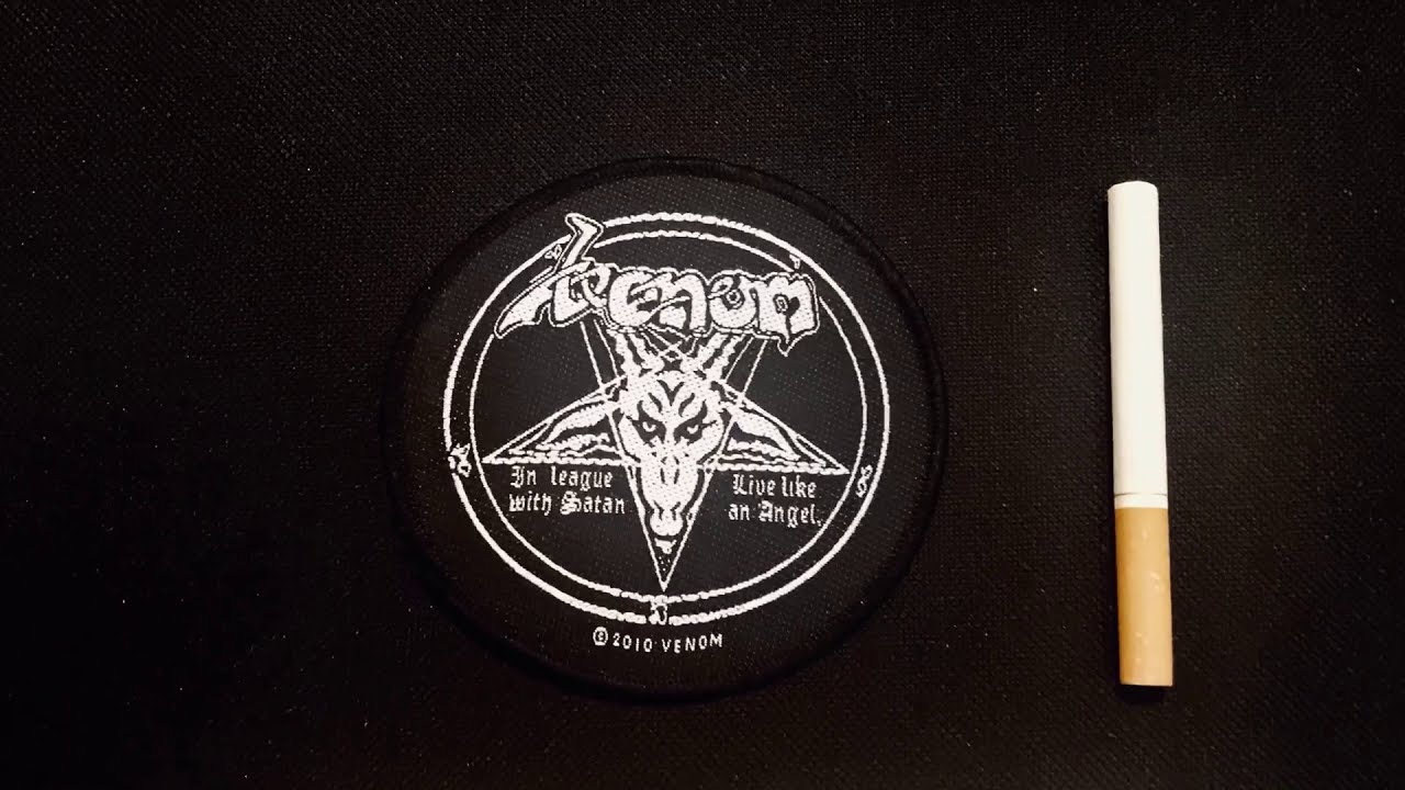 VENOM PENTAGRAM ROUND PATCH | HEAVY METAL OFFICIAL BAND MERCH | BATTLE ...