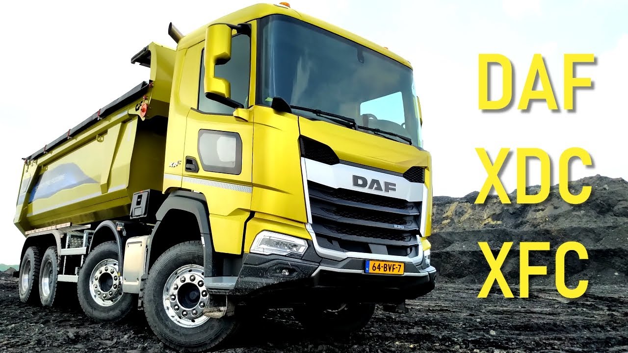 DAF XDC oraz XFC - prezentacja terenowych wersji z nowymi kabinami ...