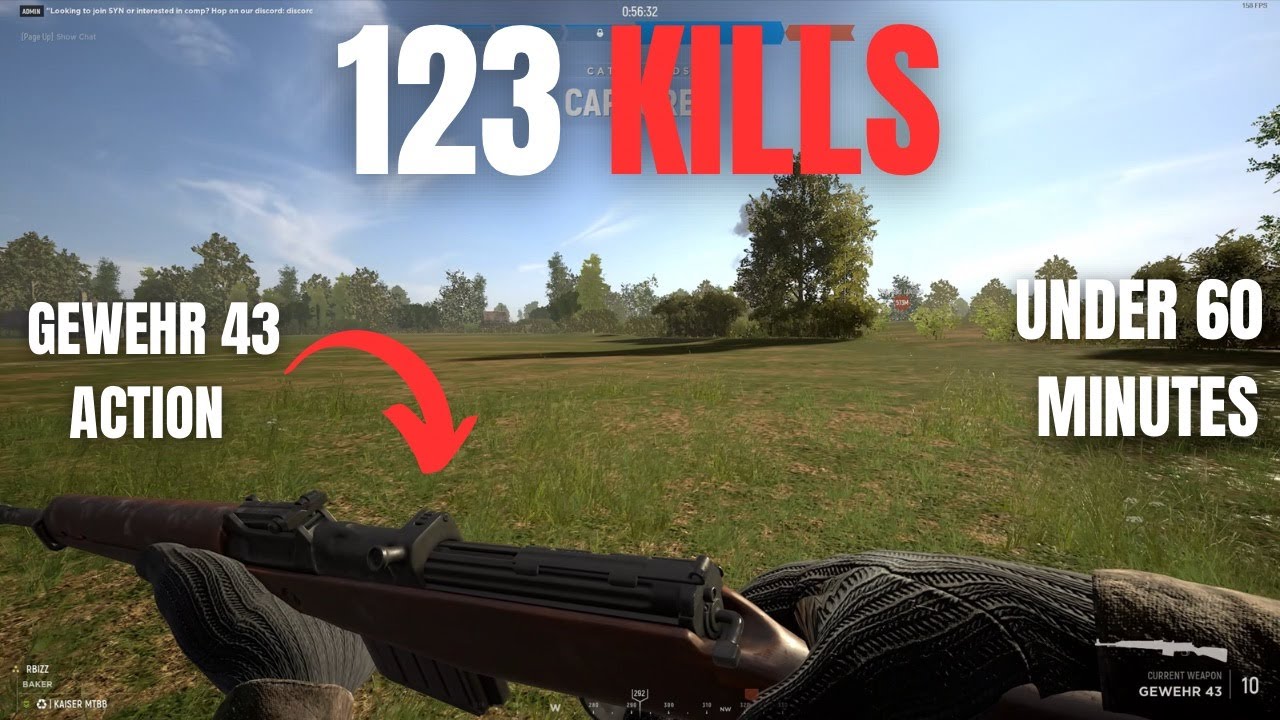 123 KILL Gameplay in under 60 MINUTES - HELL LET LOOSE - full match ...