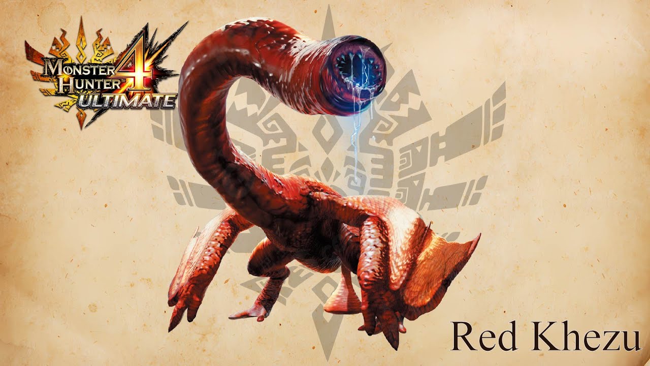 Monster Hunter 4 Ultimate - Red Khezu - YouTube