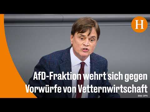 Hitzige Debatte über Vorwürfe der Vetternwirtschaft gegen AfD-Abgeordnete im Bundestag
