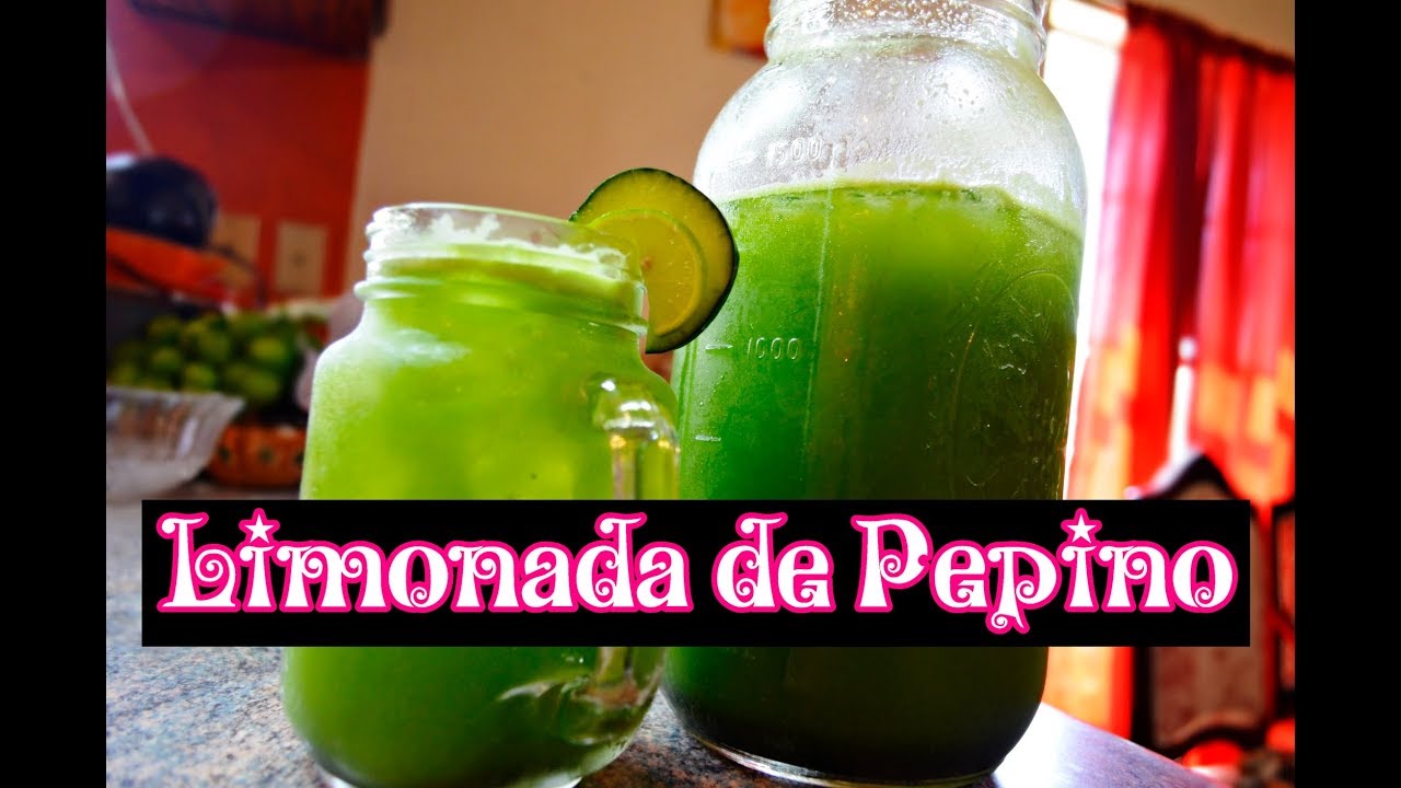 Como Hacer Limonada de Pepino - YouTube