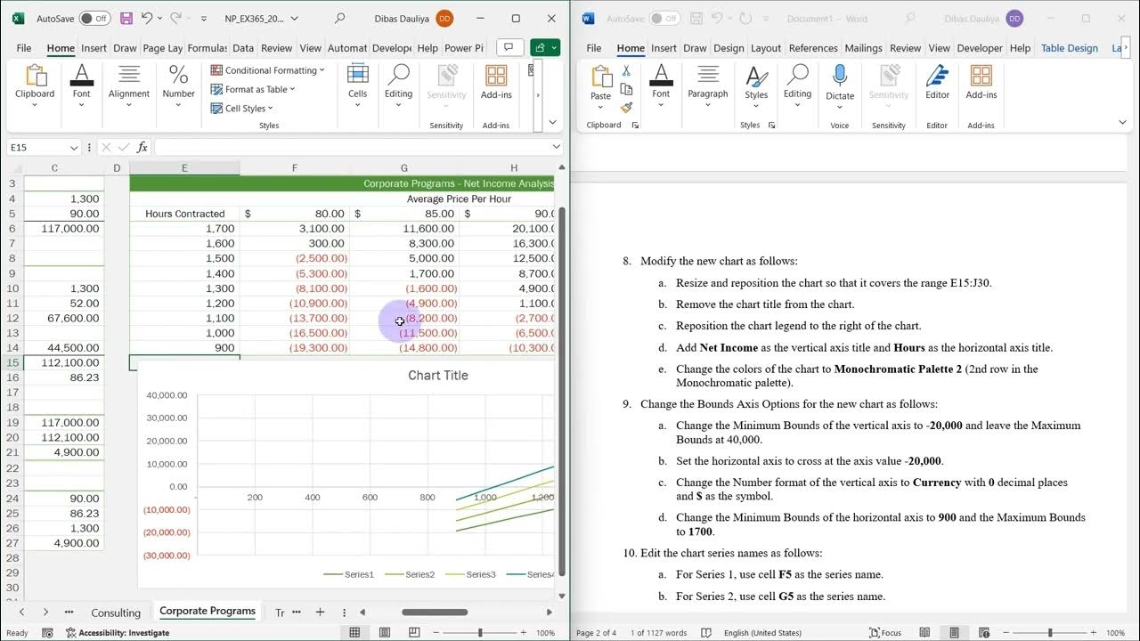 Full Tutorial of Module 8: SAM Project 1b | New Perspectives Excel 365/ ...