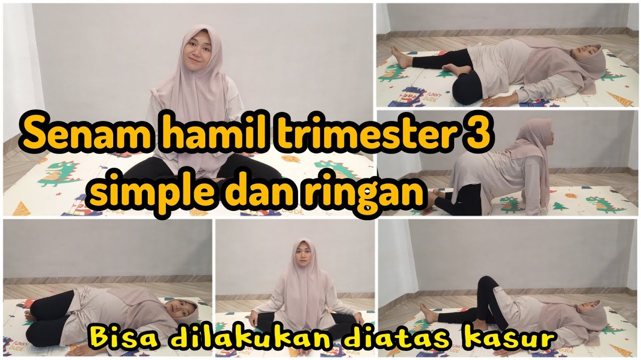 Senam Hamil Trimester 3 Untuk Melancarkan Persalinan Youtube