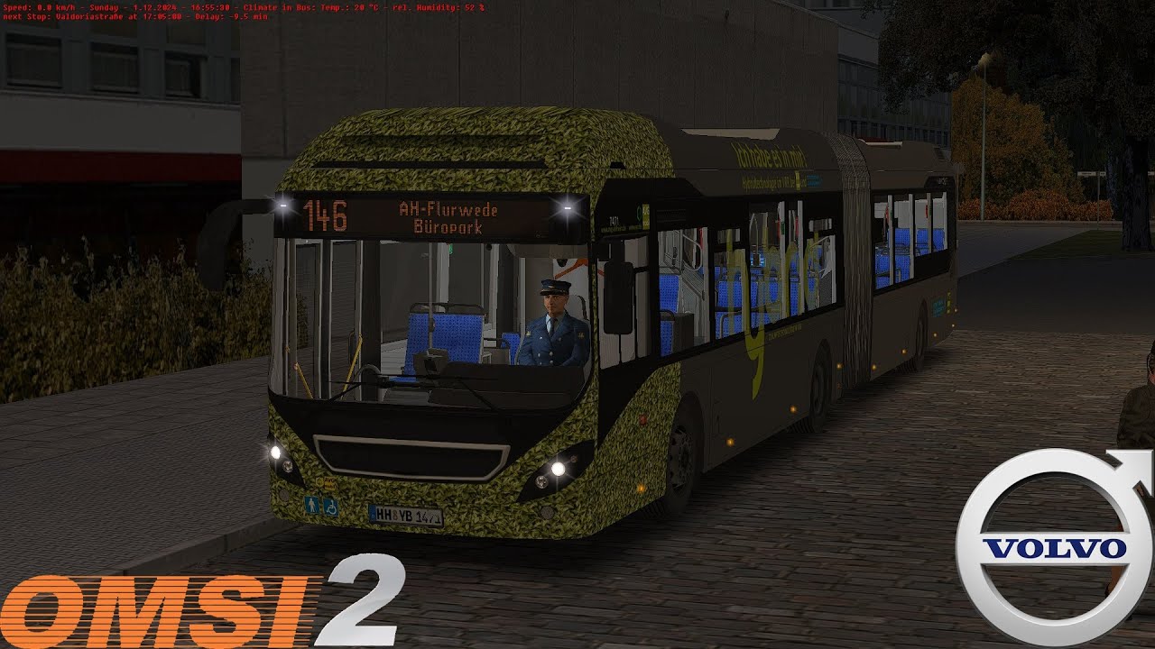 Omsi 2 - Ahlheim Laurenzbach Updated - Line 126 - Volvo 7900 LH Hybrid ...