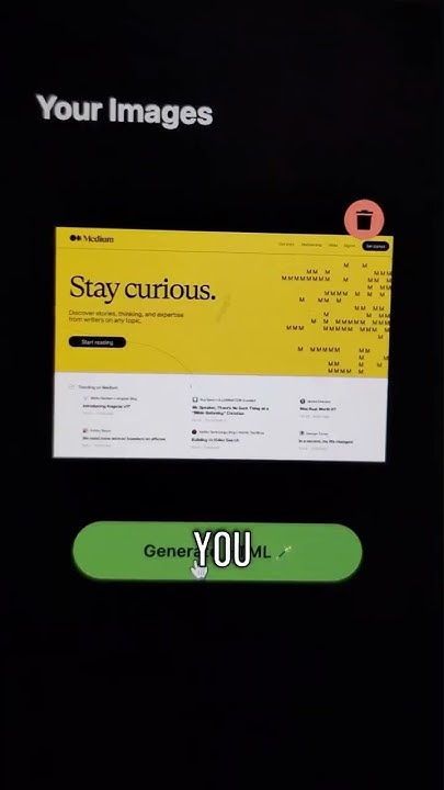 Transform Screenshots into HTML Instantly with Powerful AI Tool! - YouTube