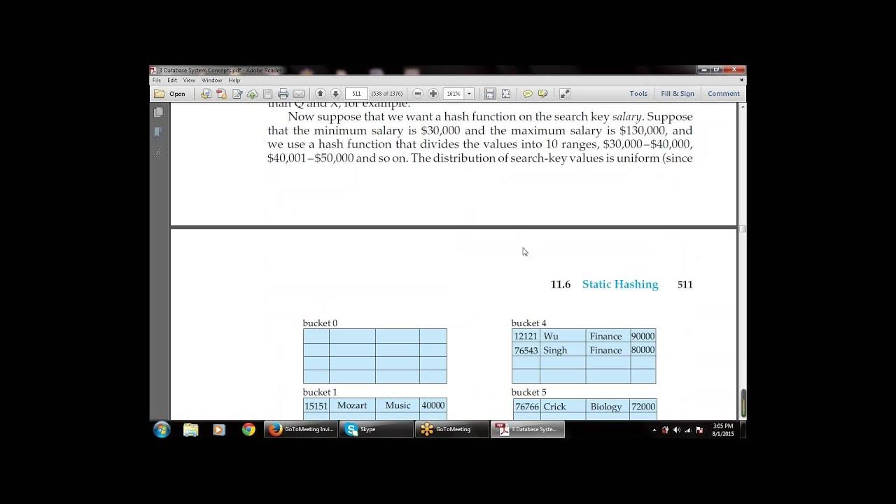 Chapter-11 Indexing and Hashing (Multiple key Access) - YouTube