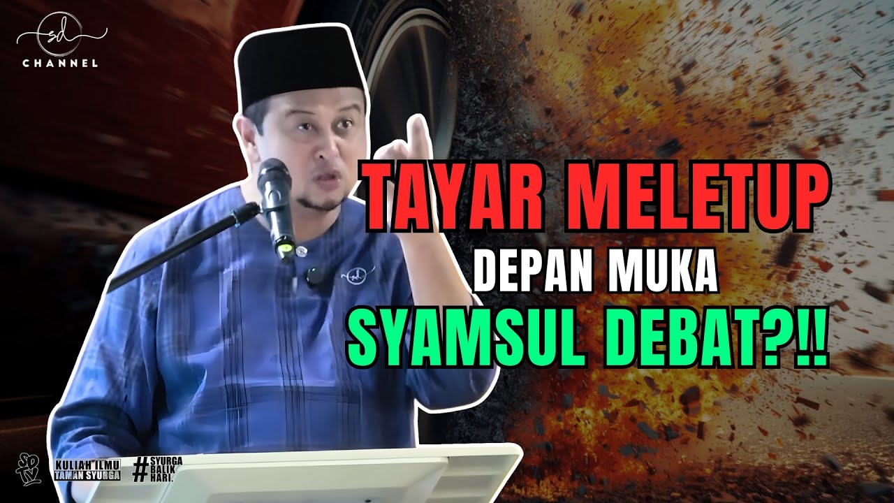 TAYAR MELETUP DEPAN MUKA SYAMSUL DEBAT?!! - YouTube