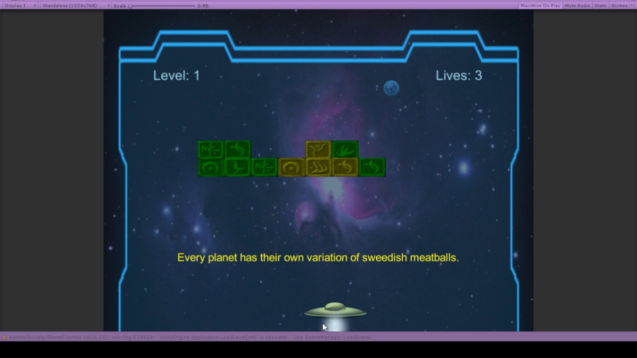 Alien Brick Breaker - YouTube