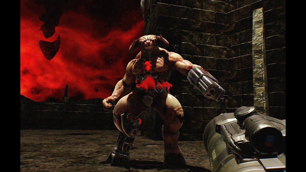 Doom 3 Classic Cyberdemon - YouTube