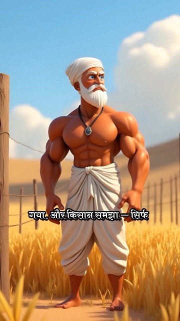 ek gaon ka ek Kisan tha Jo lakadi ka Ghar banata hai Tut jaata to uske ...