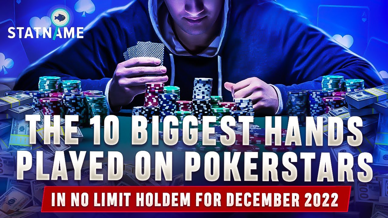 The 10 biggest hands played on PokerStars in No Limit Holdem for ...