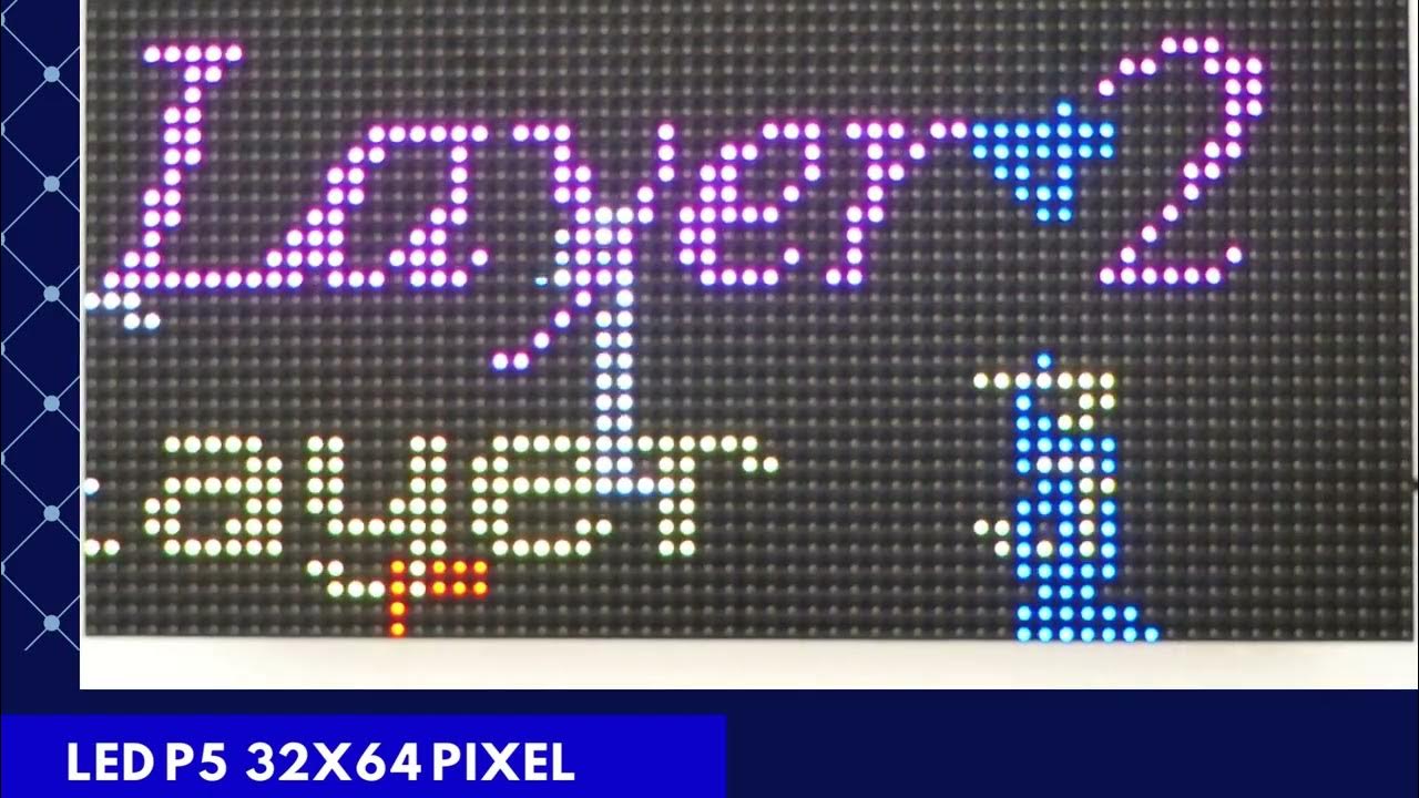 บอร์ด ESP32 LED RGB ชุด KIT ESP32 RGB LED Matrix P5 P4 P3 - YouTube