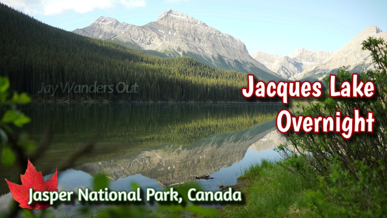 Backpacking at Jacques Lake in Jasper National Park - YouTube