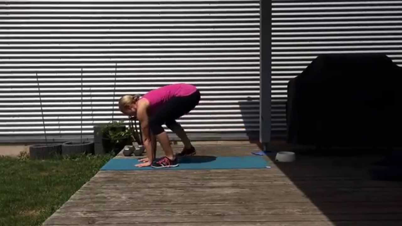 Safe (modified) Squat Thrusts - YouTube