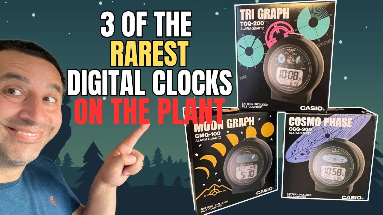 I BOUGHT 3 OR THE RAREST DIGITAL CASIO CLOCKS ON THE PLANET - YouTube