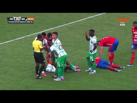 ¡Se va expulsado Marlos Moreno y Nacional queda con un hombre menos ante Pasto!