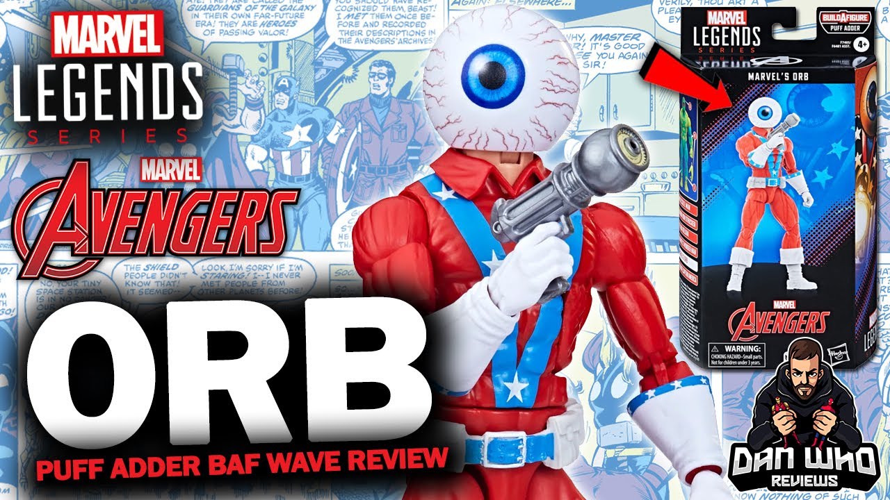 Marvel Legends Orb Puff Adder BAF Wave Classic Comic Review - YouTube