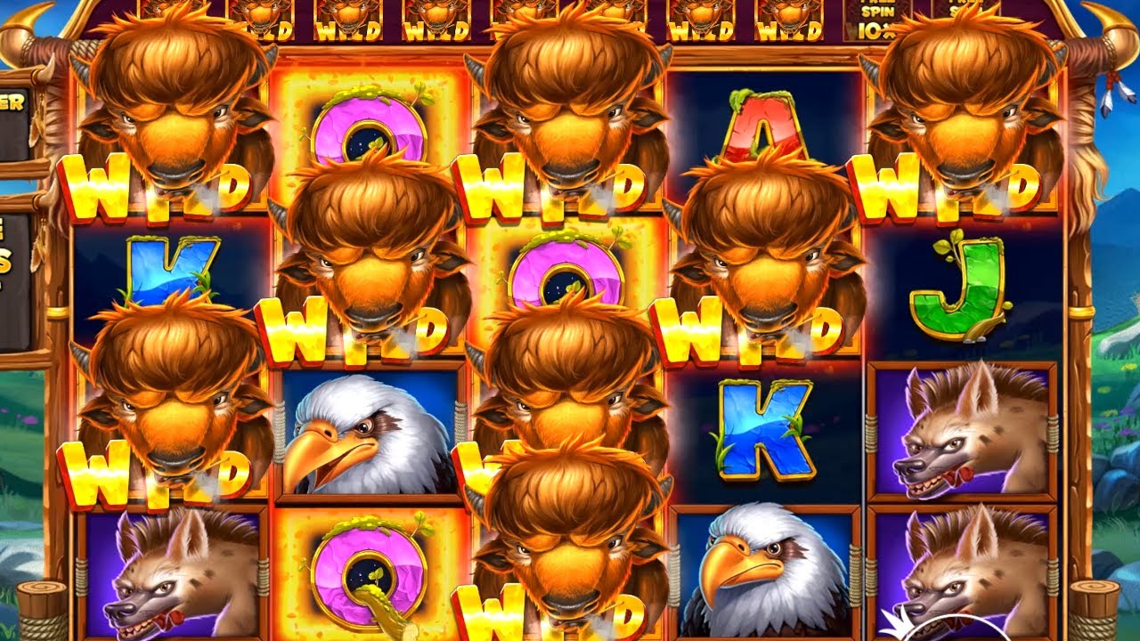 Release the Bison Slot Hits Multiple Wild Lines and Big Wins - YouTube