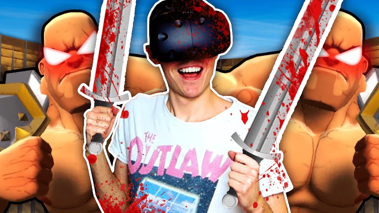 ENDLESS HORDE OF GLADIATORS IN VIRTUAL REALITY! (GORN VR Funny HTC Vive ...