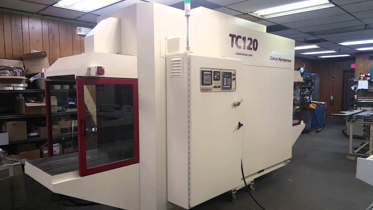 Circuit Automation TC120 oven rebuilt by ETI - YouTube