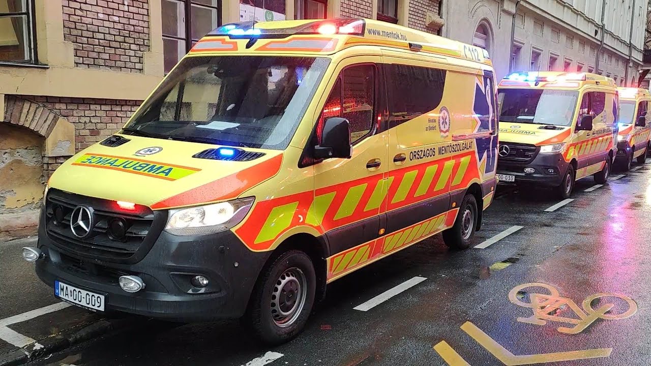 Új mentőautók az OMSZ-nál / 15 new ambulances for the National ...
