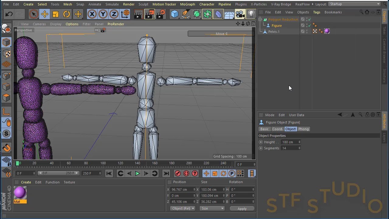 How To Use Polygon Reduction Tools Cinema 4D. Bangla Tutorials - YouTube