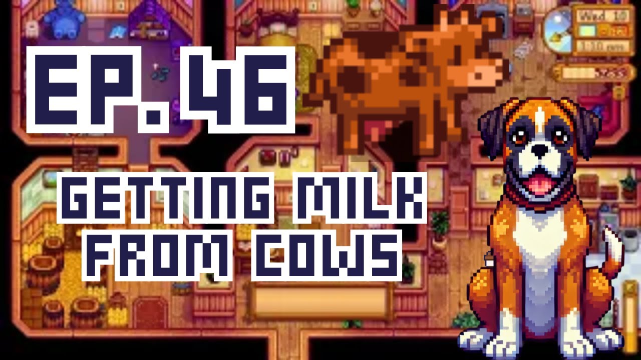 Stardew Valley | I Discovered How To Get The Milk From The Cows | Fall ...