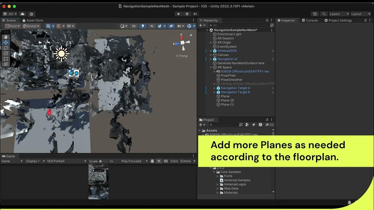 IMMERSAL TUTORIAL: Create AR Navigation using Unity’s NavMesh - YouTube
