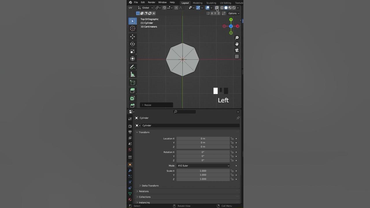 Easy Diamond Modeling in Blender in 1 Min 🔥😱 #shorts #blender #tutorial #blendertutorial - YouTube