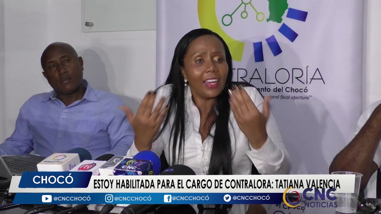 Estoy habilitada para el cargo de Contralora: Tatiana Valencia - YouTube