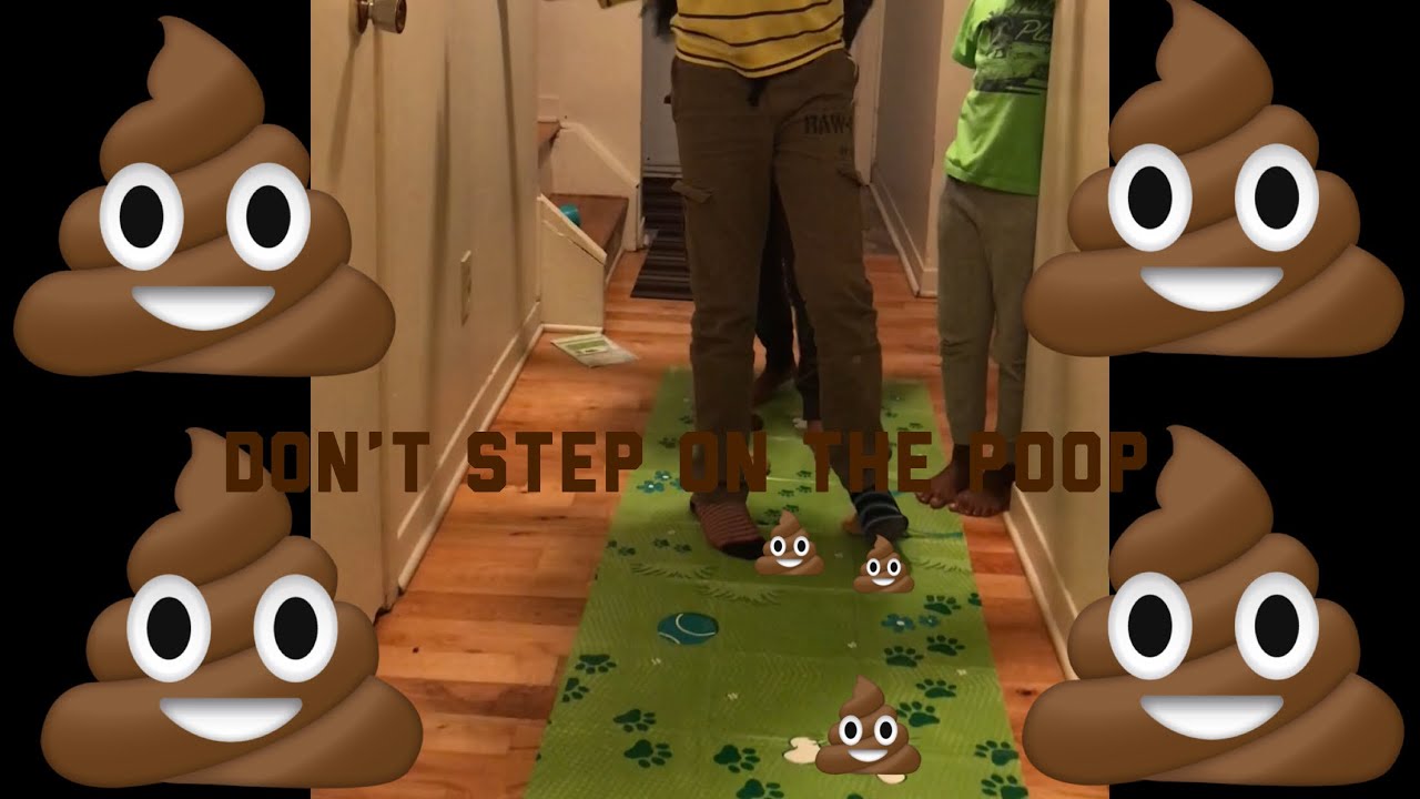 DON’T STEP ON THAT POO 💩CHALLENGE 💩🙈 - YouTube