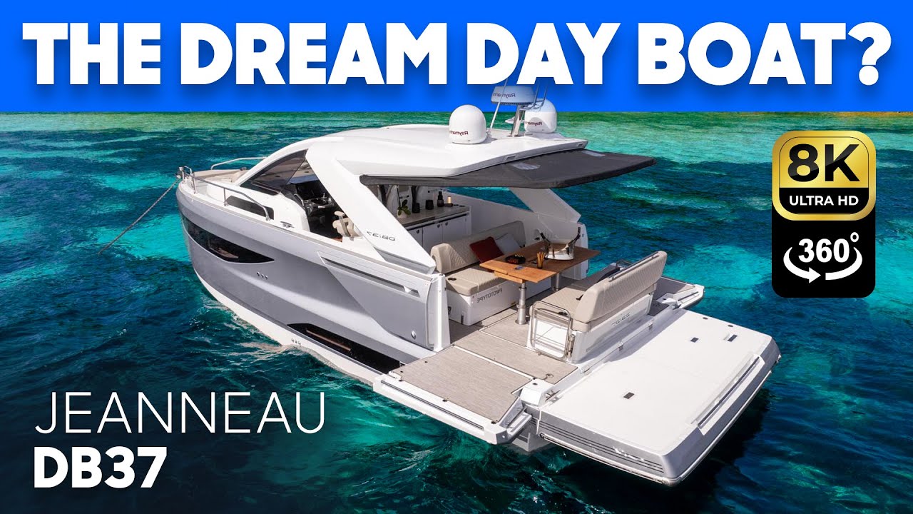 Jeanneau DB37 Full 360° Yacht Tour & Review - YouTube