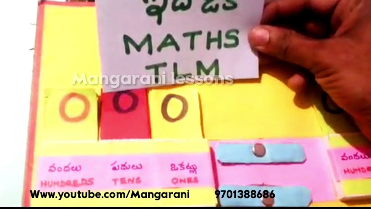 Maths tlm working model, comparison of 3 digit numbers - YouTube