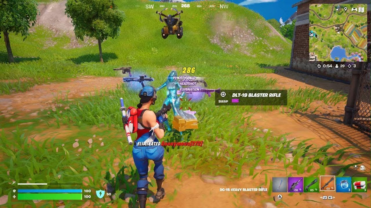 Fortnite battle royal chapter 6 S3 Star Ranger combo gameplay - YouTube