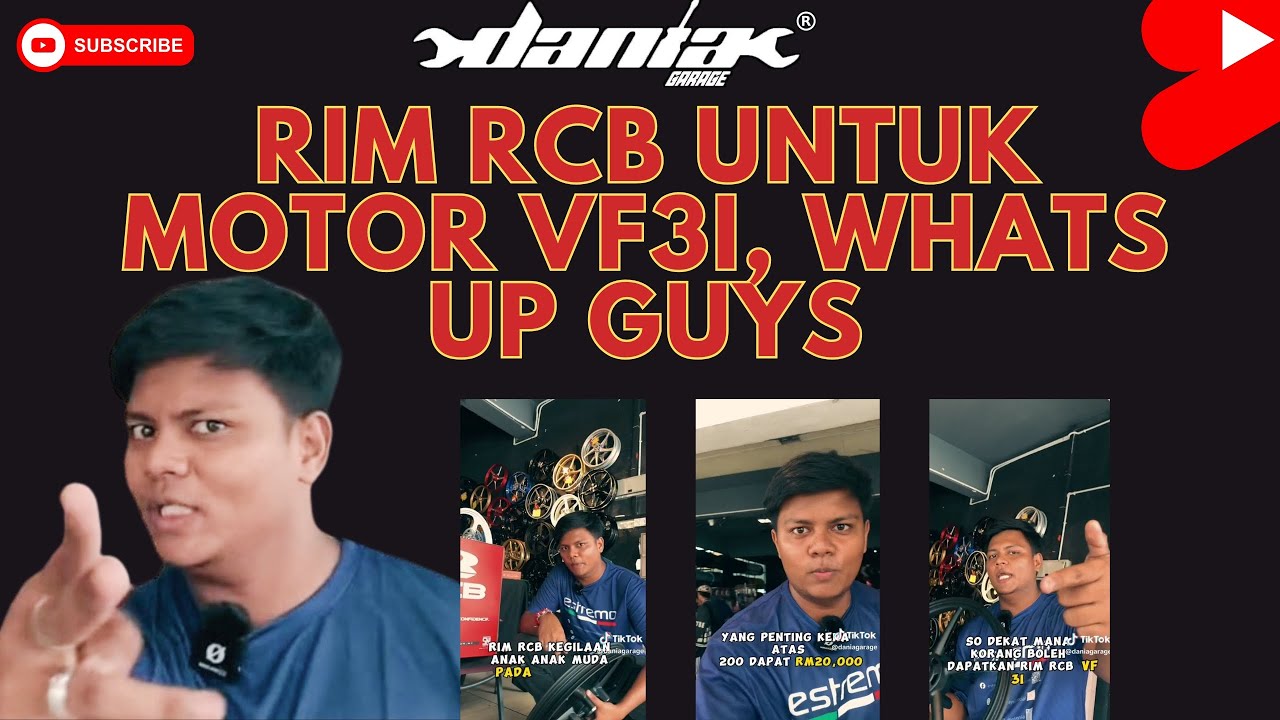 Rim RCB untuk motor vf3i, whats up guys - YouTube