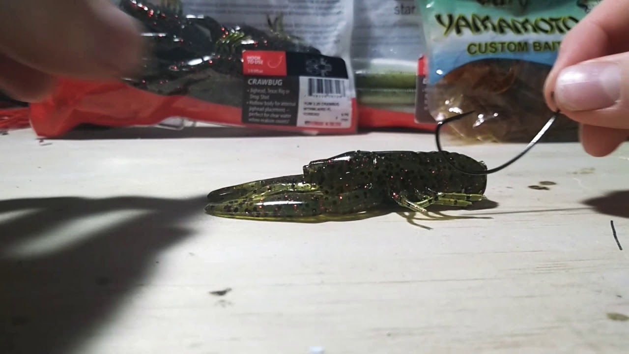 How to hook up a crawbug fishing guy - YouTube