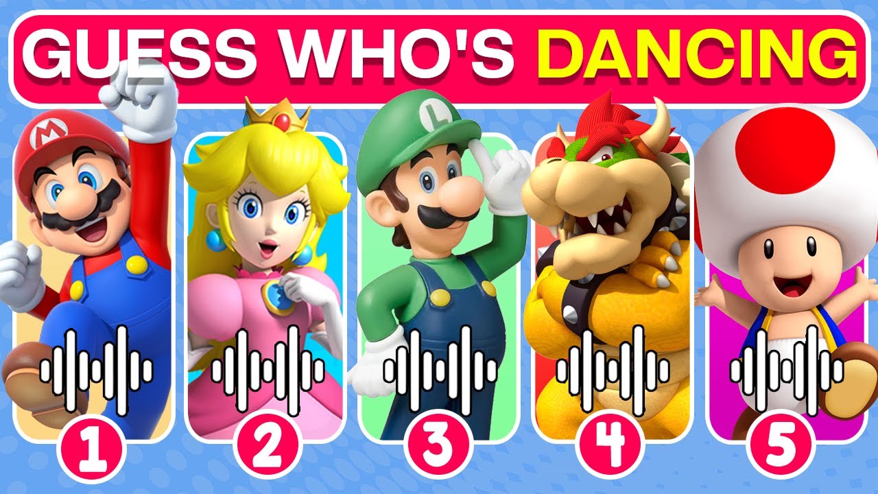 Guess Who Is Dancing? Mario Edition - Fun Challenge!🍄 Part 2 - YouTube