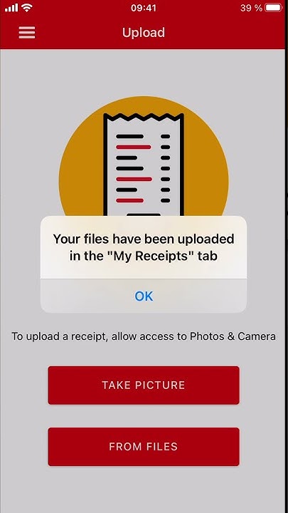 Upload invoices in MyReceipts Tab - YouTube