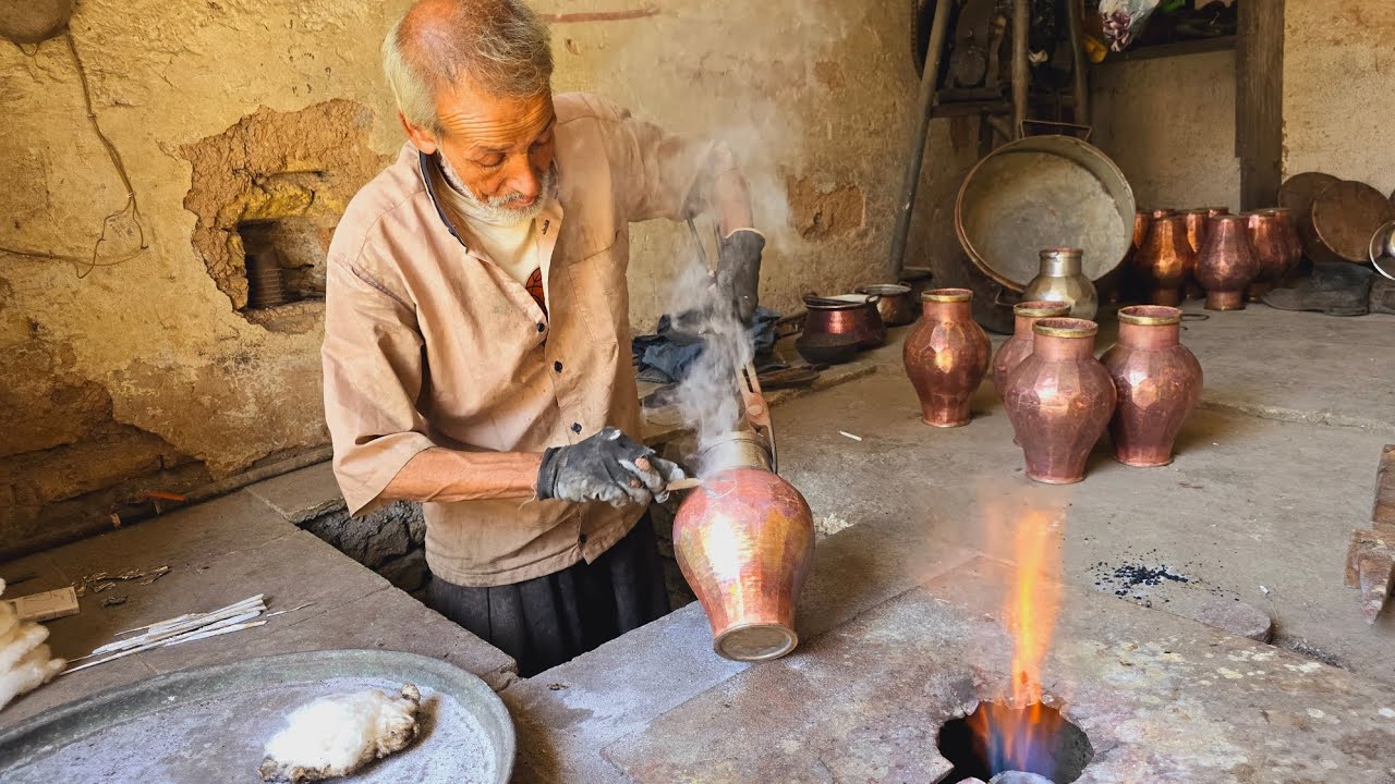 Special artistic coppersmithing: copper jar and the properties and ...