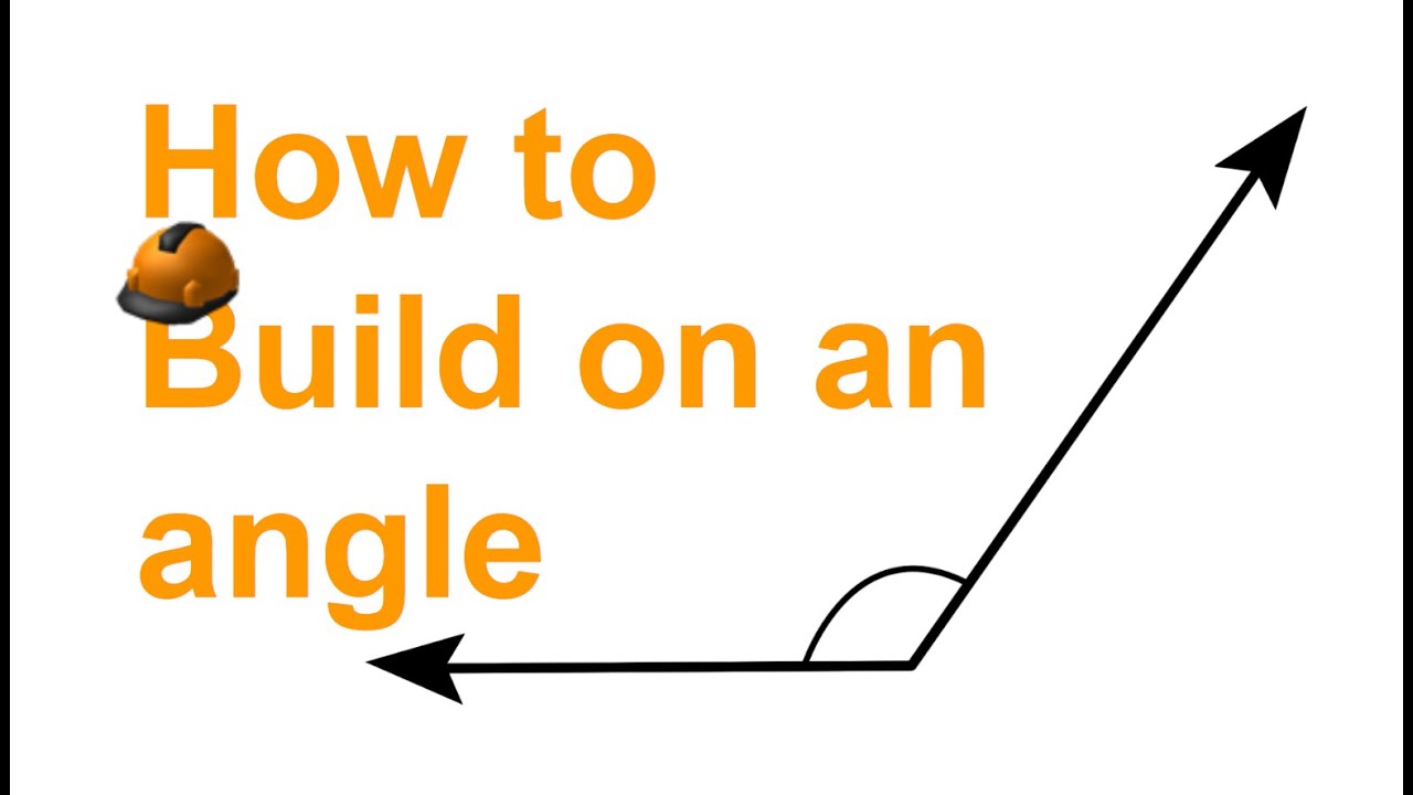 How to build on an angle in Roblox winter - YouTube